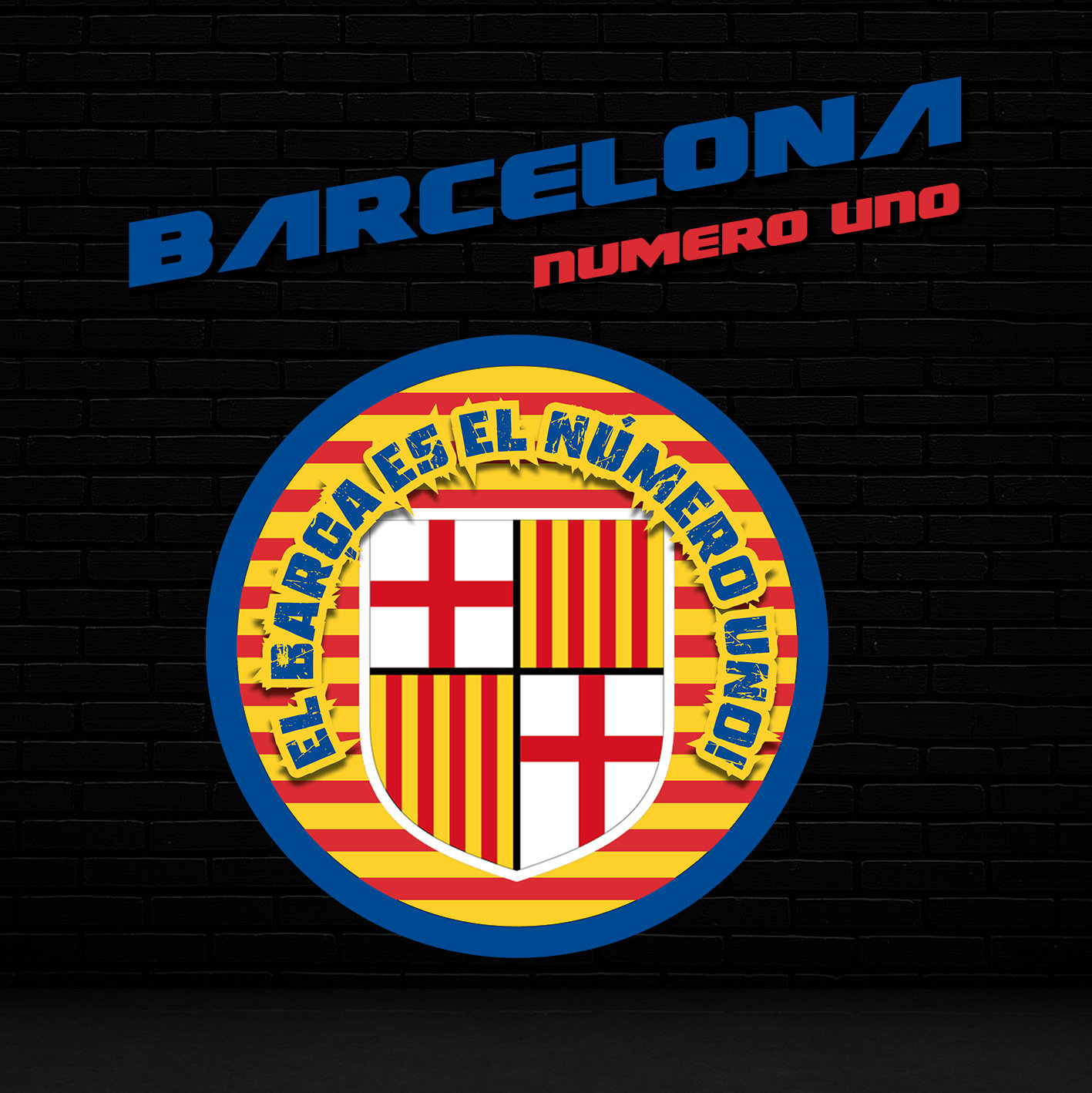 Barcelona | NUMERO UNO - Champion Stickers